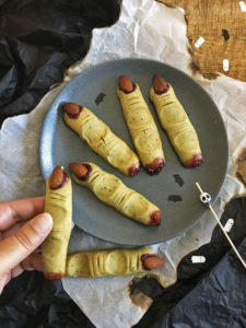 Doigts de zombies au thé matcha - ilovechocolat